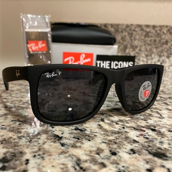 Ray-Ban | Accessories | Rayban 465 Justin Polarized 6222v Matte ...